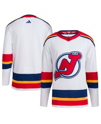Men's adidas White New Jersey Devils Reverse Retro 2.0 Authentic Blank ...