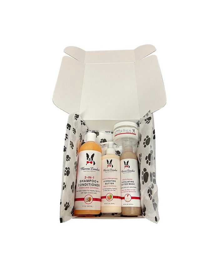 Warren London Butter Box | Dog Grooming Gift Set with Four of Warren ...