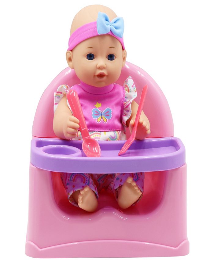 Dream Collection Feeding Fun Baby Doll Gi-Go Dolls, Kids 7 Piece ...