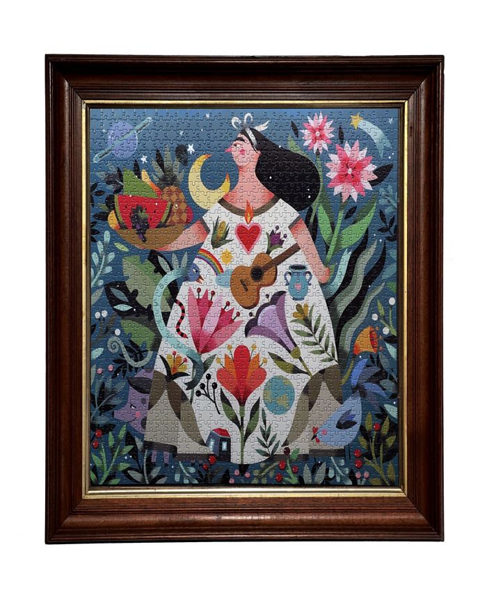 Eeboo Piece and Love Mother Earth 1000 Piece Square Adult Jigsaw Puzzle ...