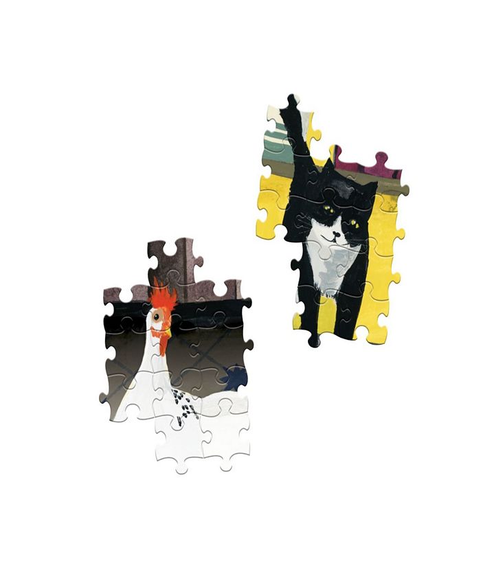 Eeboo Piece Love Kitchen Chickens 1000 Piece Square Adult Jigsaw Puzzle ...