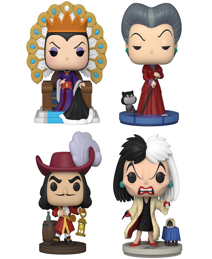 Funko Pop Disney Villains 4 Piece Collectors Set - Macy's