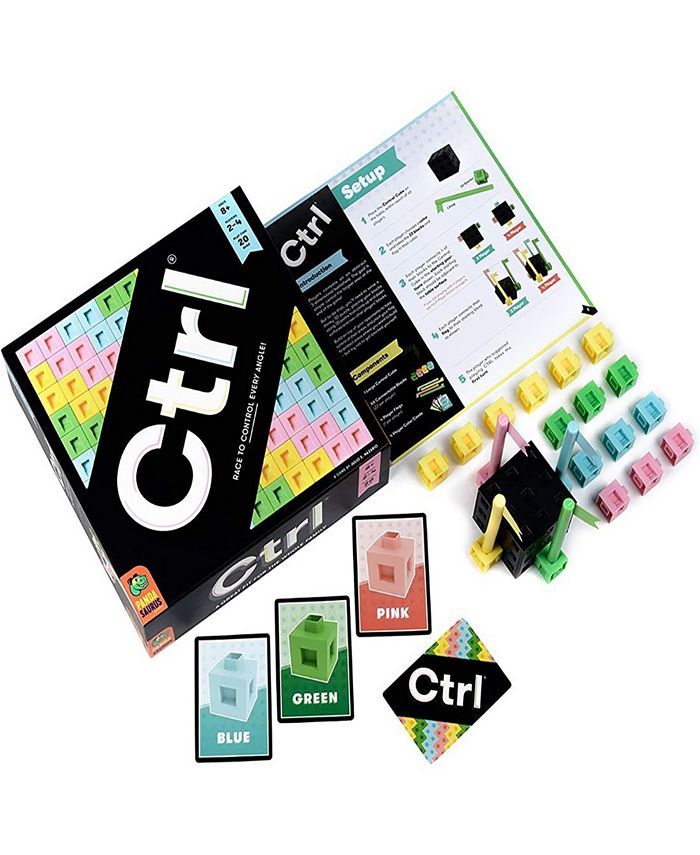 Pandasaurus Games Ctrl Family-Friendly Cube Building Game 86 Piece Set ...