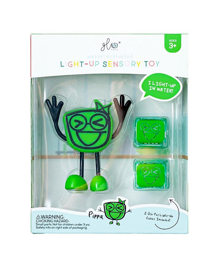 Glo Pals Character Pippa & 6 Green Light Up Water Cubes - Macy's
