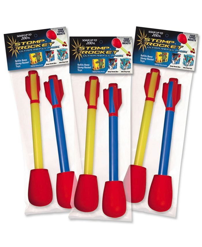 Stomp Rocket Ultra Refill Pack - Set of 3 - Macy's