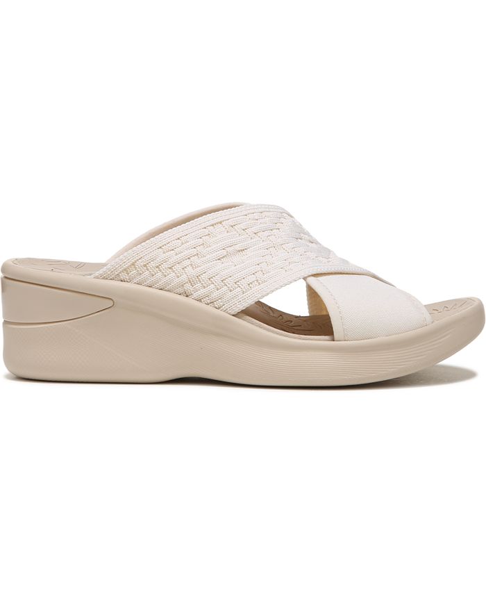 Bzees Premium Sundance Washable Slide Wedge Sandals - Macy's