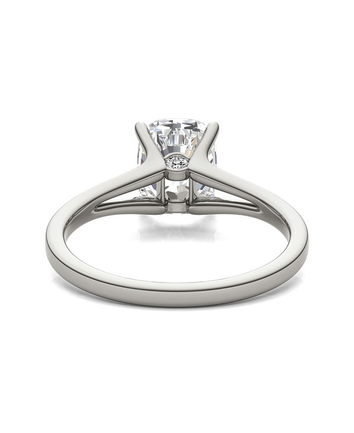 Charles & Colvard Moissanite Oval Solitaire Ring (2-1/3 Ct. t.w ...