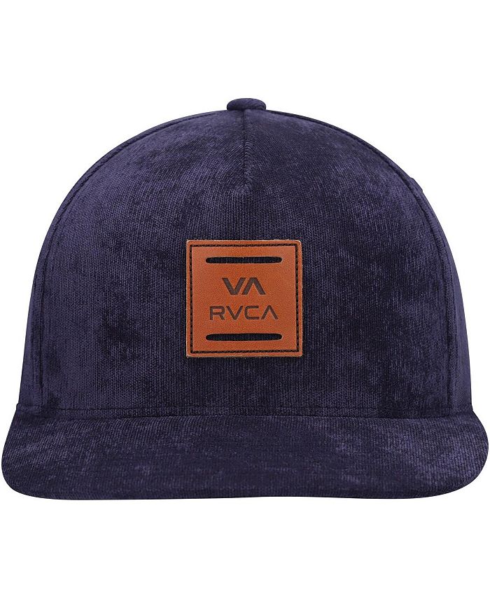 RVCA Men's Navy All The Way Snapback Hat - Macy's