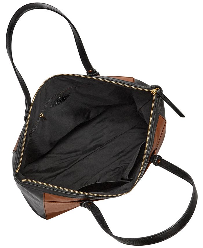 Fossil Rachel Leather Tote Bag - Macy's
