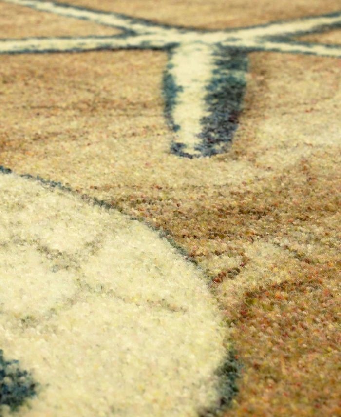 Mohawk Prismatic Tide Pool Shells 5' x 8' Area Rug - Macy's