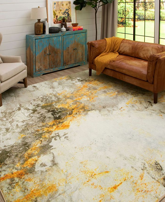 Mohawk Prismatic Gold Vein 10' x 14' Area Rug - Macy's