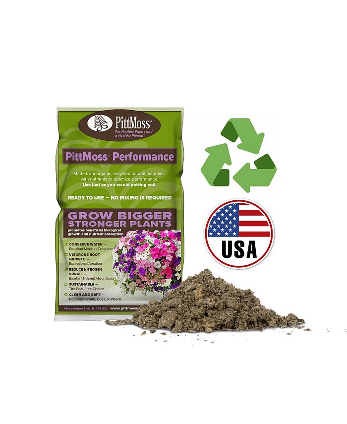 PITT MOSS PittMoss Performance Organic Potting Mix (Use Like Garden ...