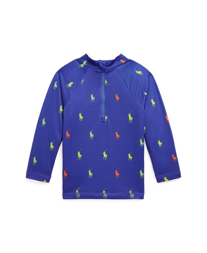 Polo Ralph Lauren Baby Boys Performance Stretch Rash Guard UPF 50 - Macy's