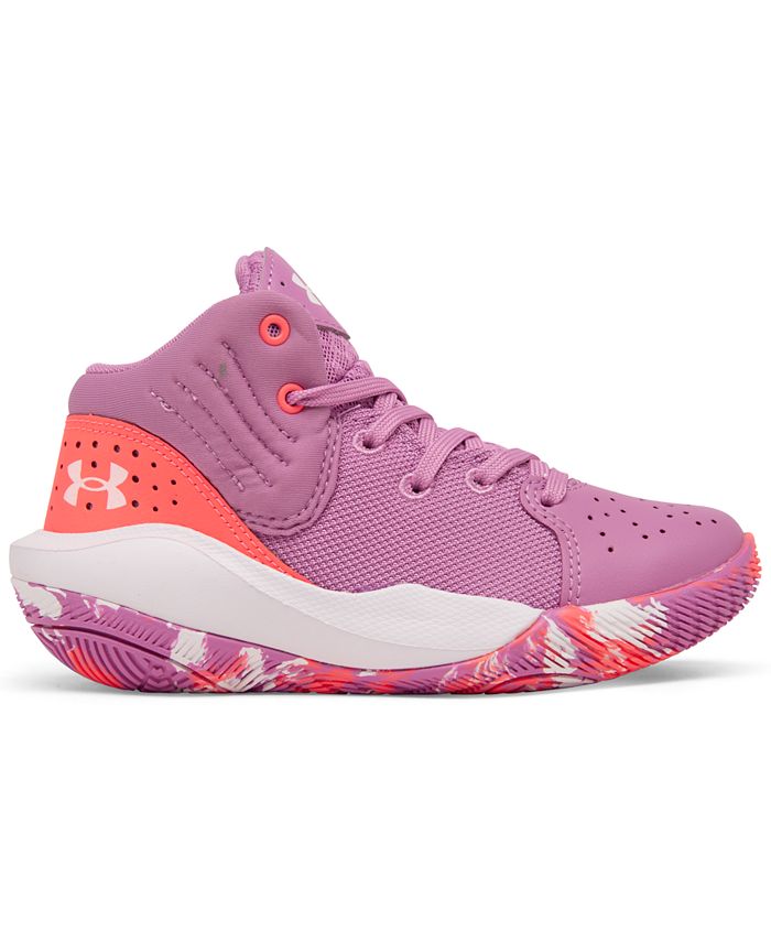 Under Armour Little Girls UA Jet 21 Basketball Sneakers from Finish ...