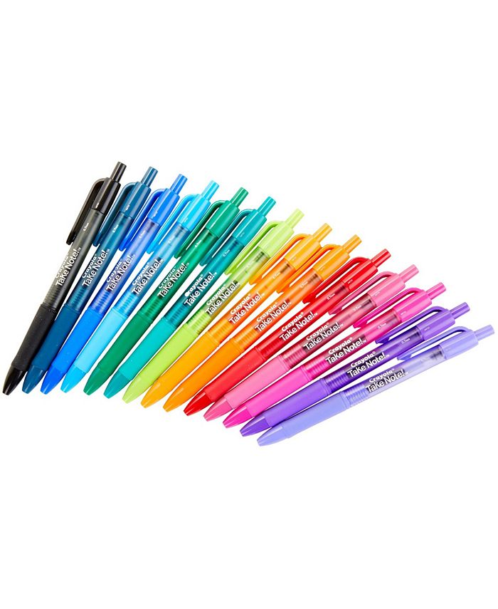 Crayola Take Note! Washable Gel Pens 14/Pkg - Macy's