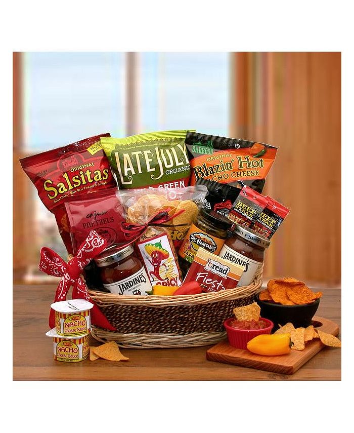 GBDS A Little Spice Gourmet Salsa & Chips Gift Basket - Salsa gift ...