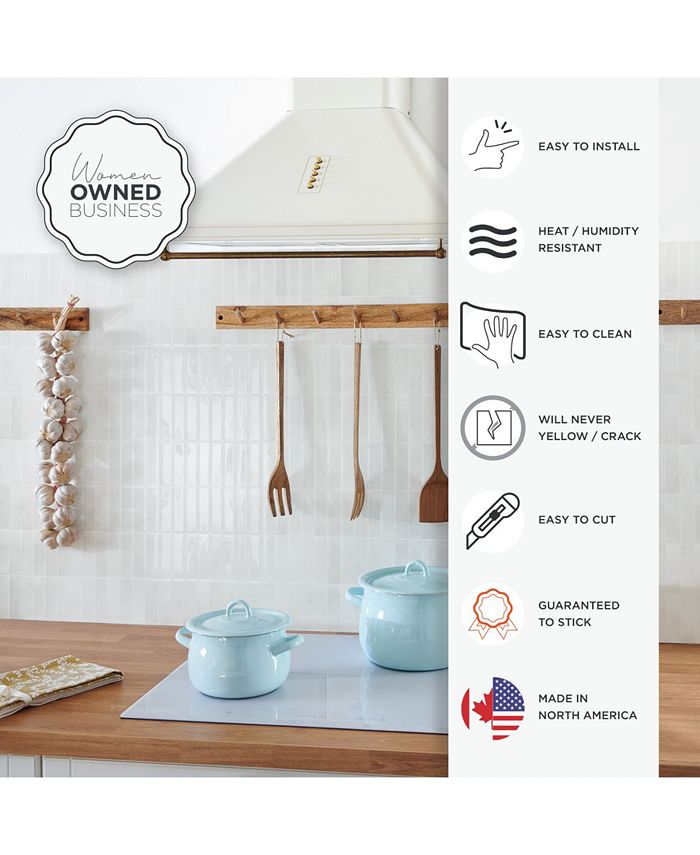 The Smart Tiles Smart Tiles Morocco Essaouira 11.43 in. X 9 in. Peel ...