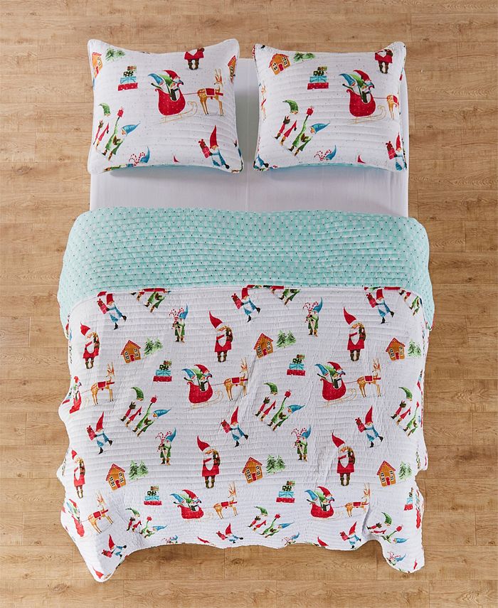 Levtex Gnome for the Holidays Quilt, Twin/Twin XL - Macy's
