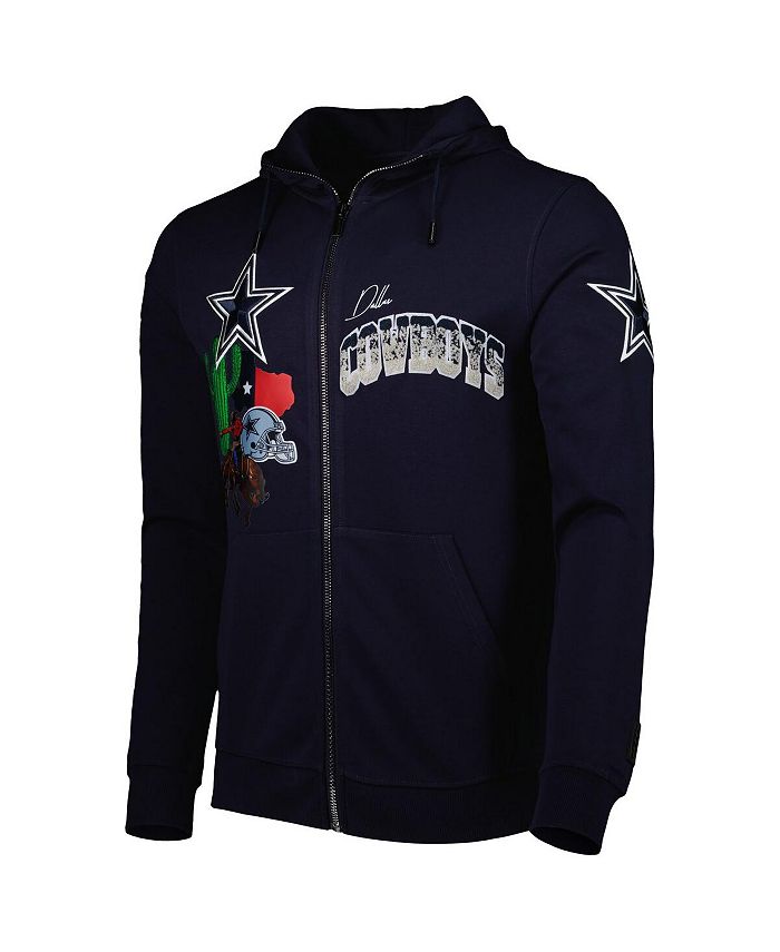 Pro Standard Men's Gray Dallas Cowboys Hometown Full-Zip Hoodie - Macy's