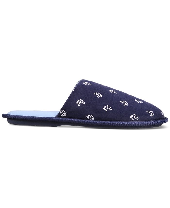 Club Room Men's Anchor Slippers, Created for Macy's - Macy's