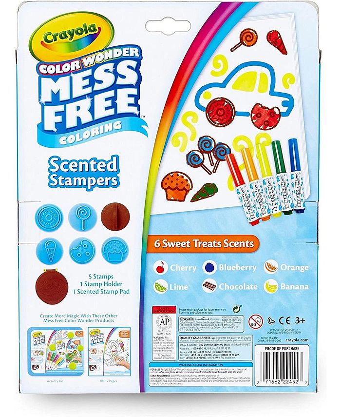 Crayola Color Wonder Scented Stampers & Markers Set - Macy's