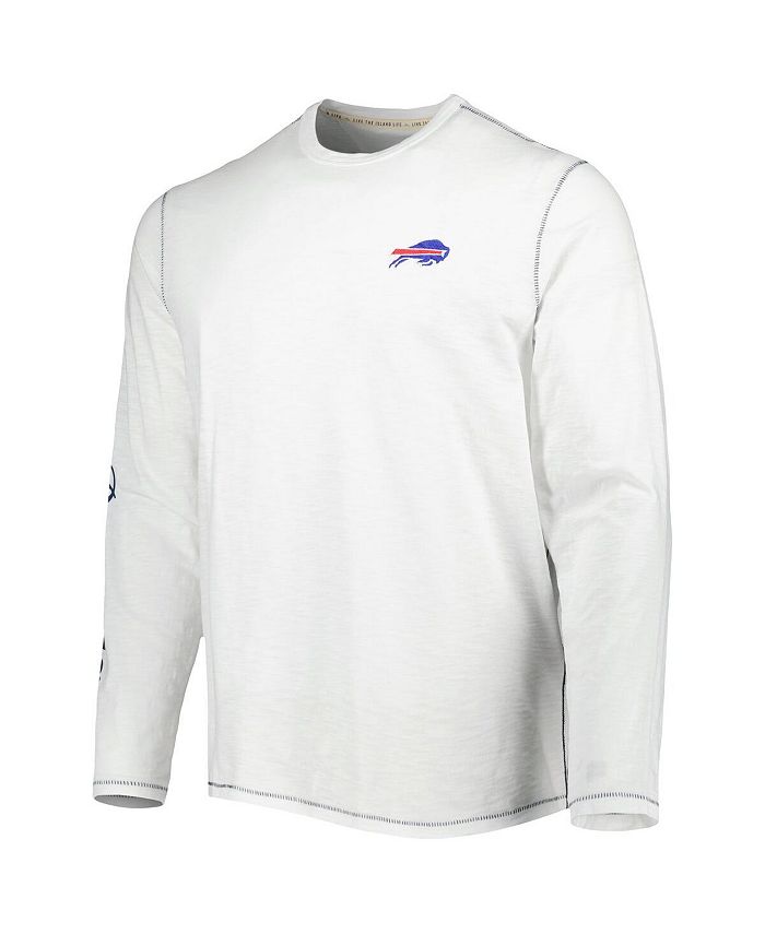 Tommy Bahama Men's White Buffalo Bills Laces Out Billboard Long Sleeve ...
