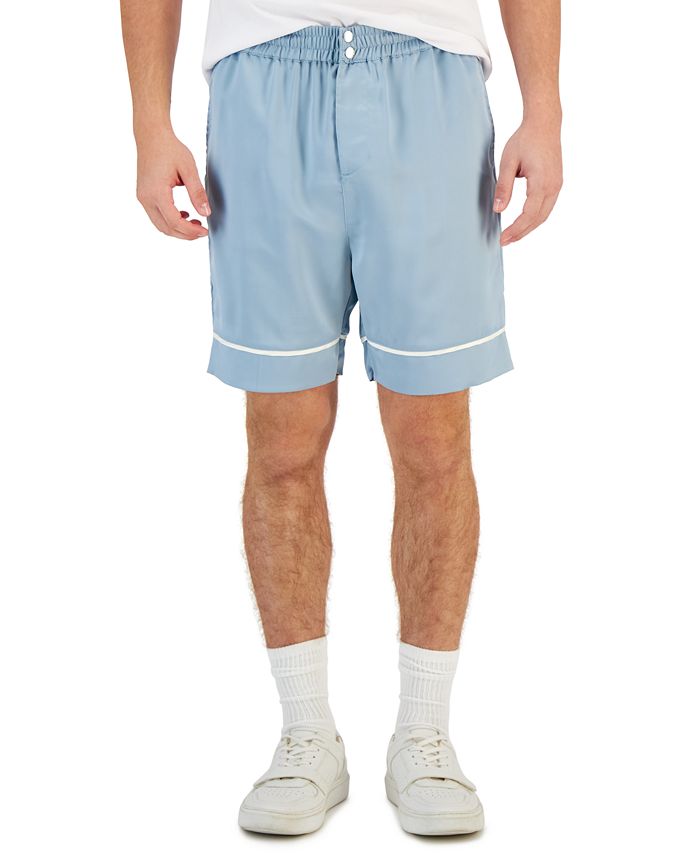 Native Youth Men's Rupert Snap-Closure Satin 7" Shorts - Macy's