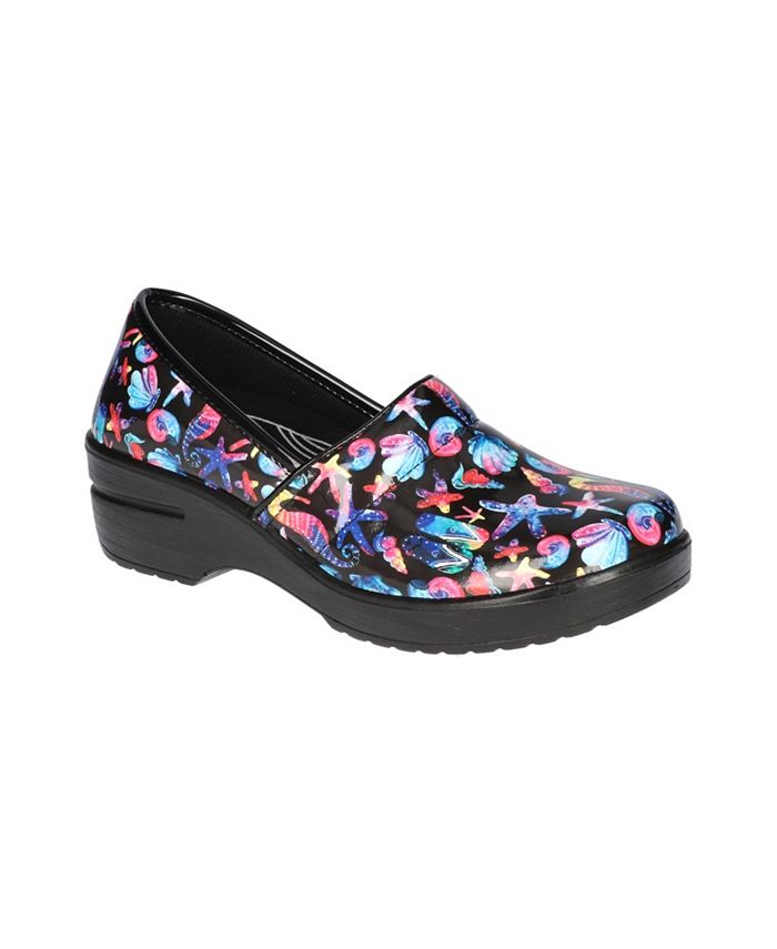 Easy Street Easy Works by Women's Lyndee Slip Resistant Clogs - Macy's