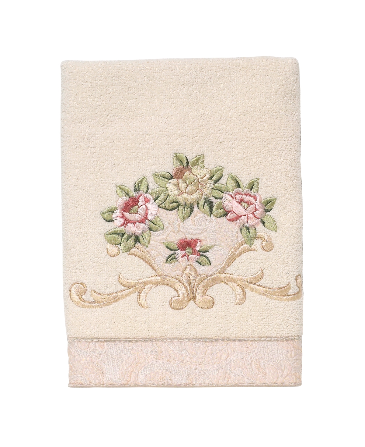 Click here for Avanti Rosefan Embroidered Cotton Hand Towel  16 x... prices