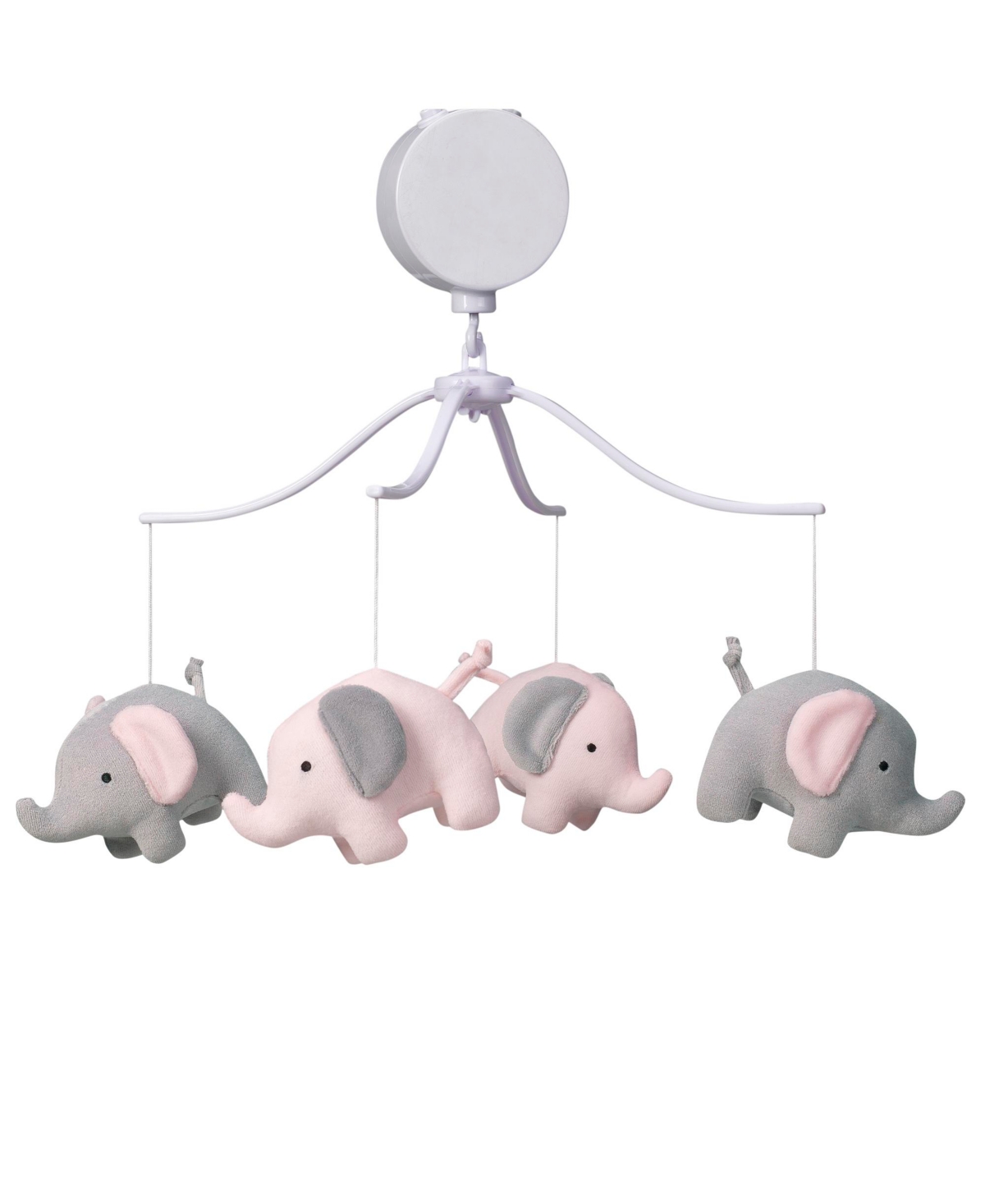 Click here for Bedtime Originals Eloise Pink/Gray Elephant Musica... prices