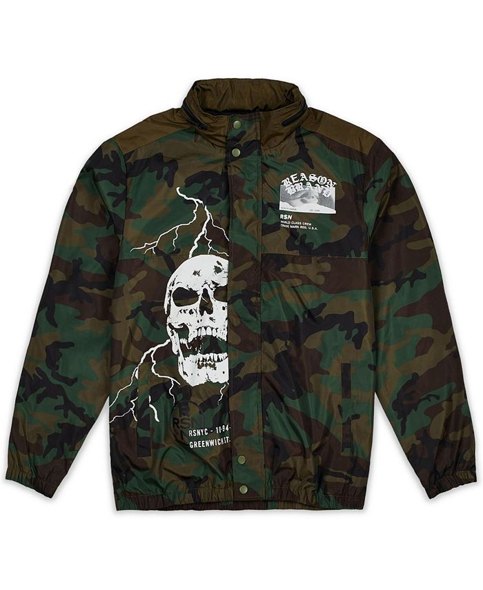 Reason Men's Skull Full Zip Jacket - Macy's