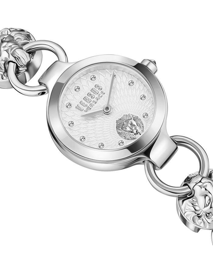 Versus Versace Women's Broadwood Lion Link Stainless Steel Bracelet ...