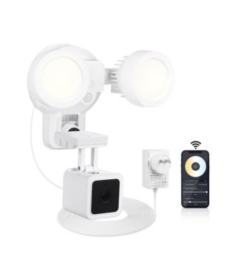 Wasserstein 3-in-1 Plugged-In Smart Floodlight, Charger, and Mount ...