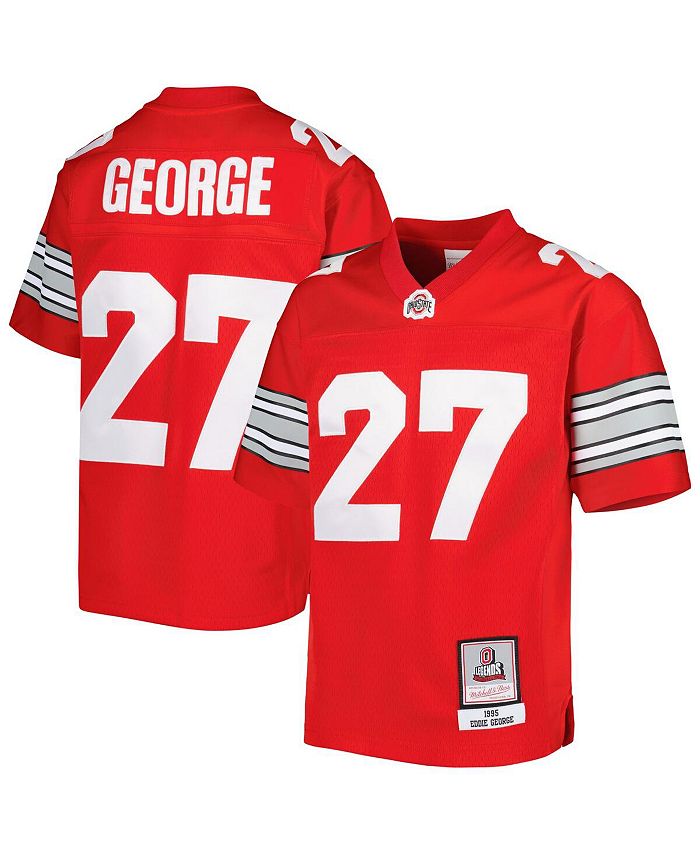 Mitchell & Ness Big Boys Eddie George Scarlet Ohio State Buckeyes ...