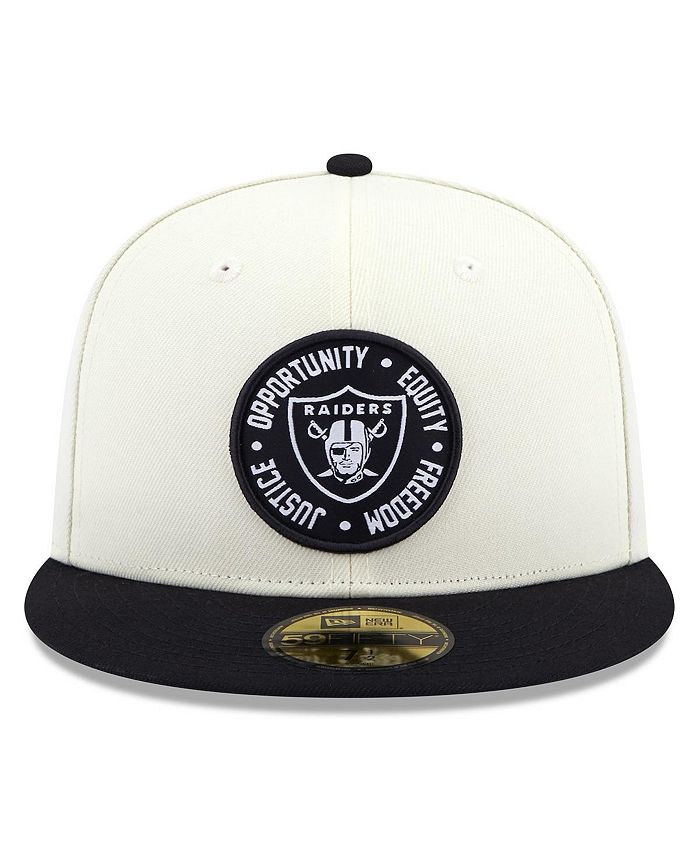 New Era Men's Cream and Black Las Vegas Raiders 2022 Inspire Change ...