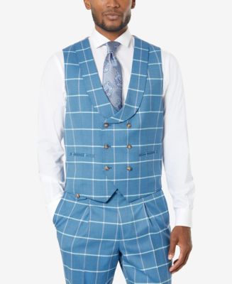 Tayion Collection Men's Classic-Fit Wool Blend Suit Vest - Macy's