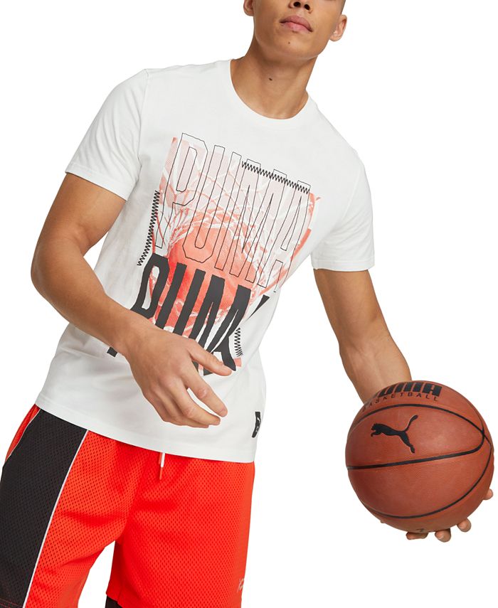 Puma Men's Hoops Graphic Short-Sleeve T-Shirt - Macy's