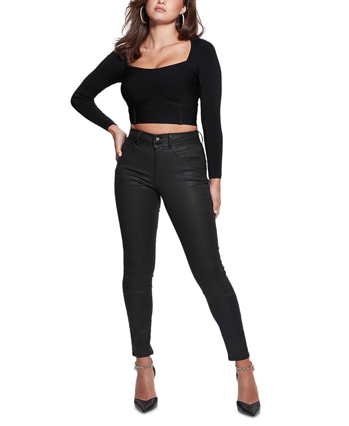 GUESS Women's High-Rise Shape Up Jeans - Macy's