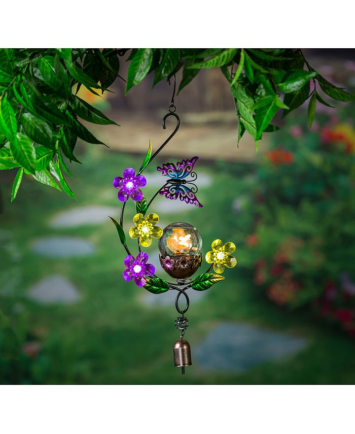 Evergreen Solar Butterfly Hanging Garden Decor - Macy's
