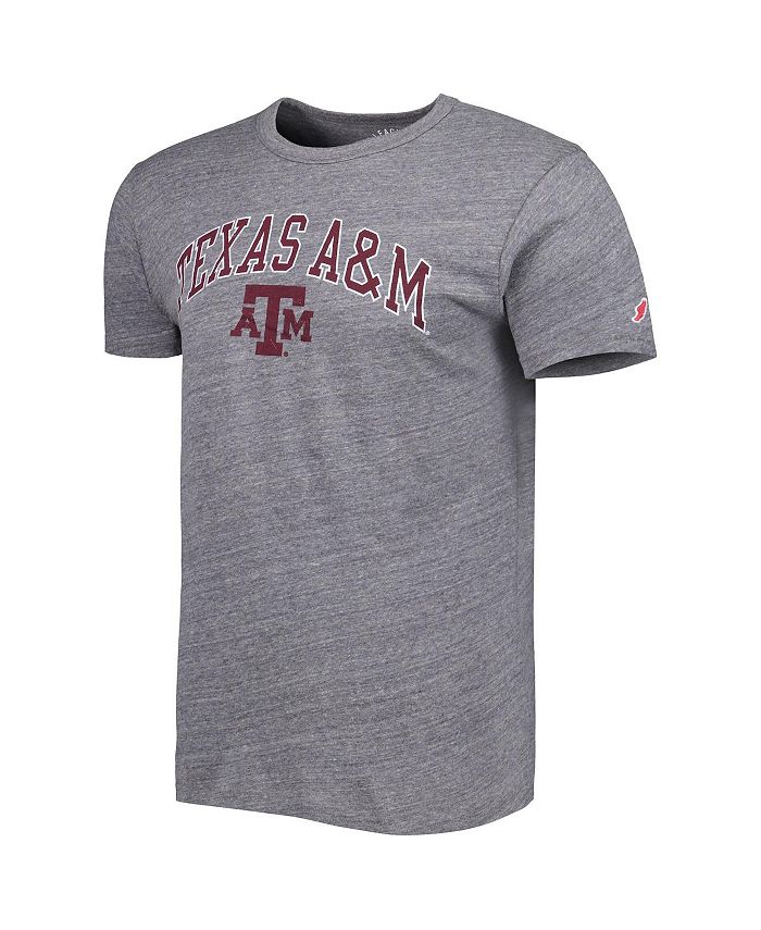 League Collegiate Wear Men's Heather Gray Texas A&M Aggies 1965 Arch ...