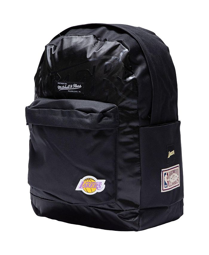 Mitchell & Ness Boys and Girls Black Los Angeles Lakers Team Backpack ...