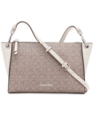 Garnet Signature Top Zipper Crossbody Bag - Macy's