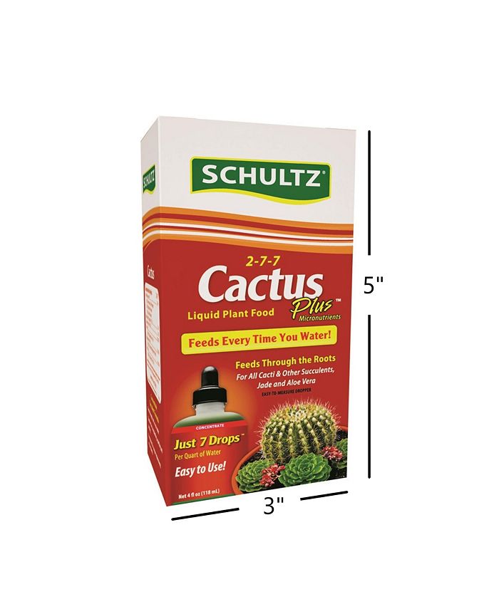 Schultz Cactus Plus Liquid Plant Food 2-7-7, 4 oz - Macy's
