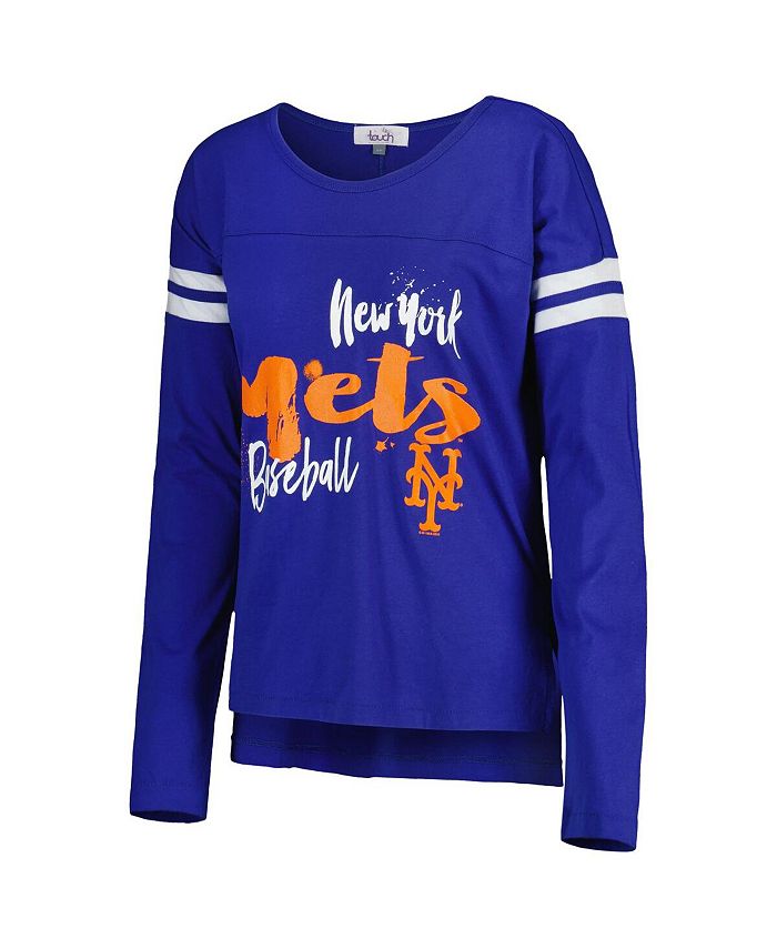 Touch Women's Royal New York Mets Free Agent Long Sleeve T-shirt - Macy's