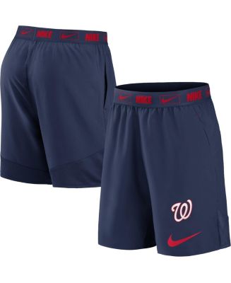 Men's Nike Navy Washington Nationals Primetime Logo Performance Shorts ...