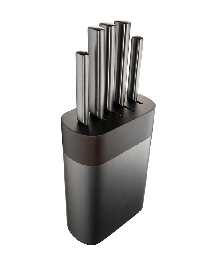 Cuisine::pro® Daisho Nara Knife Block Graphite Set, 6 Piece - Macy's