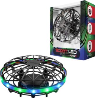 Force1 Scoot LED Hand Operated Drone for Kids or Adults - Green/Blue ...