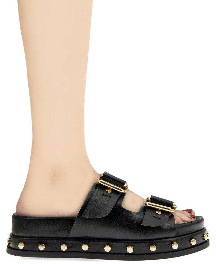 BCBGeneration Women's Bamba Slip-on Flatform Sandal - Macy's