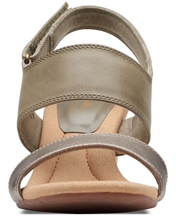 Clarks Women's Kyarra Faye Slingback Wedge Sandals - Macy's