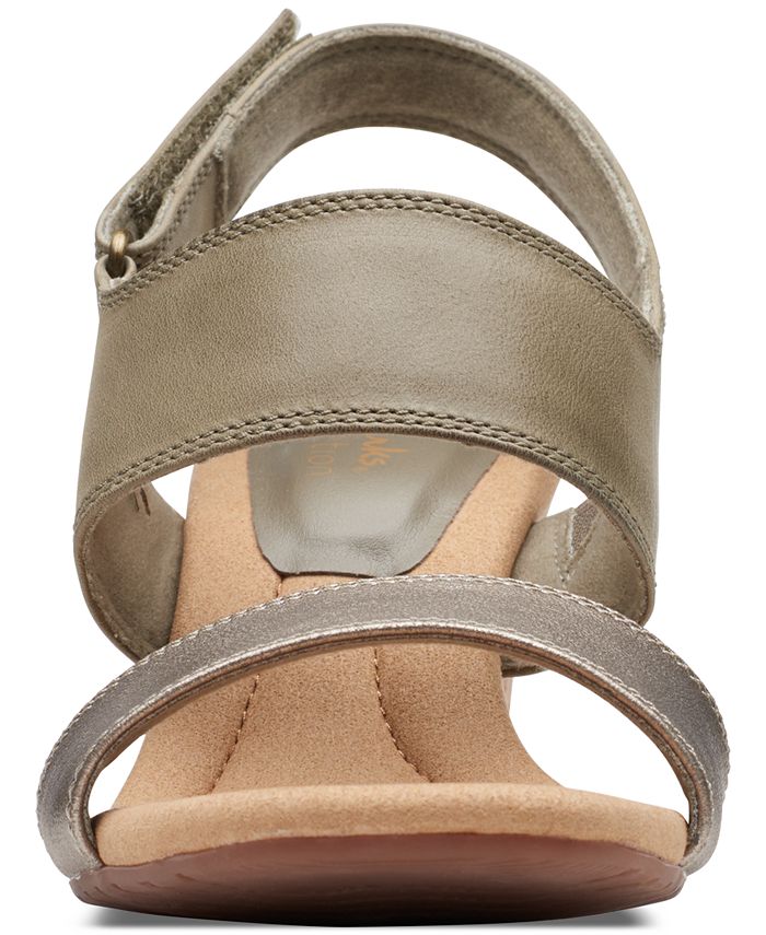 Clarks Women's Kyarra Faye Slingback Wedge Sandals - Macy's